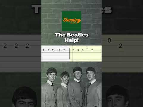 The Beatles - Help! | Stunning Guitar Tab | Easy-to-follow #guitartabs #thebeatles