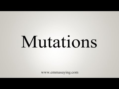 How To Say Mutations