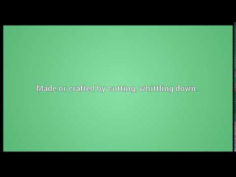 Hewn Meaning | Wordogram