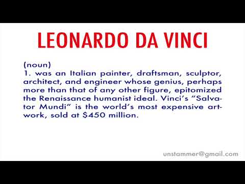 How to Pronounce Leonardo da Vinci