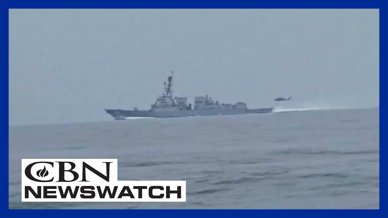 U.S. Navy Intercepts Iranian Attacks on 3 U.S. Destroyers | CBN NewsWatch - May 8, 2026