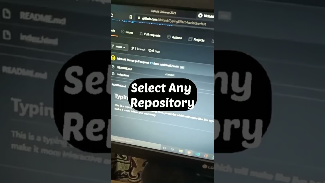 Cool Github trick #github #trick  #kidnapshadow #vscode
