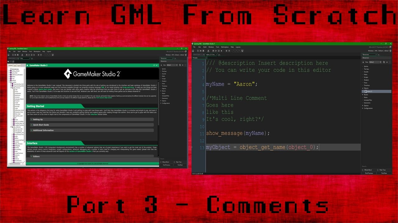 [GAMEMAKER STUDIO 2] Learn GameMaker Language Part 3 – Stupid Computers