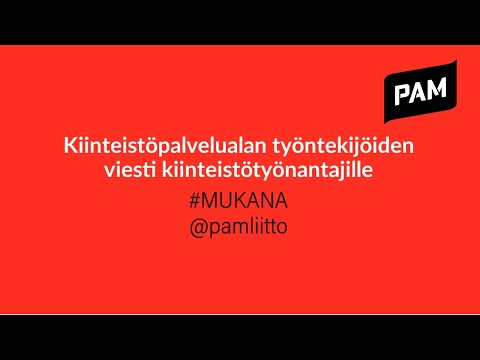Kiinteistöpalvelualan TES neuvottelut-tukea neuvotteluihin alan työntekijöiltä. Ole sinäkin #mukana!