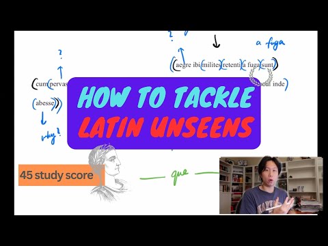 A straightforward guide to translating Latin Unseens