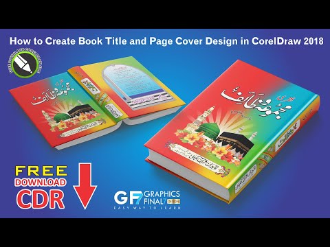 How to Create Book Title and Page Cover Design in CorelDraw 2018 by GF7