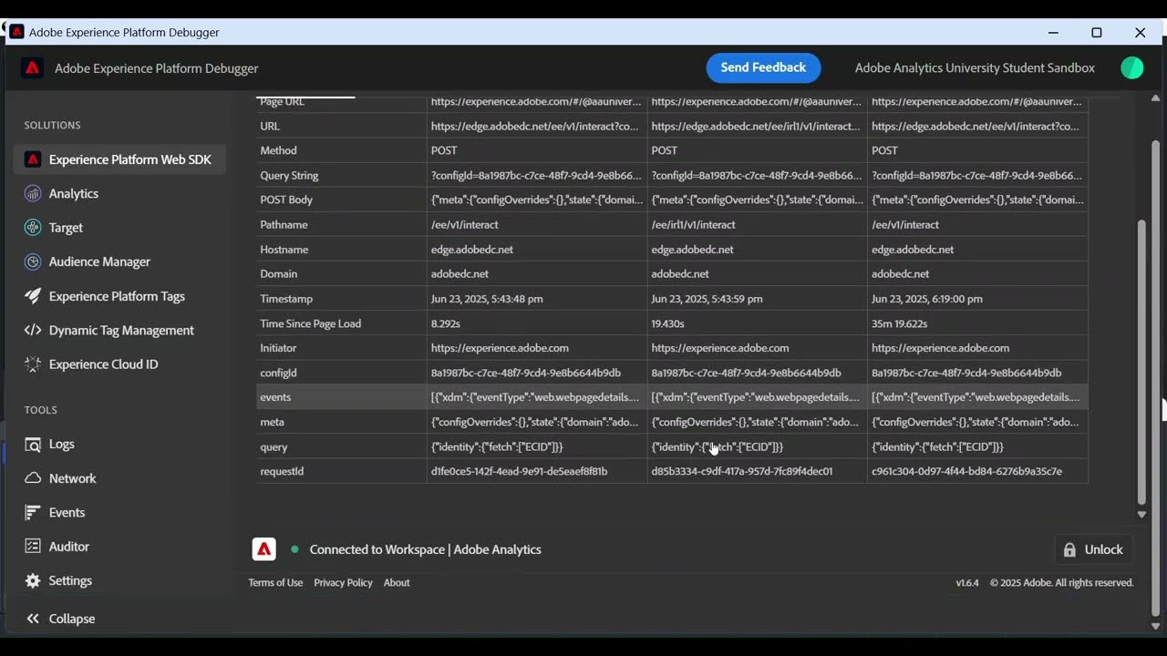 Understanding the Adobe Experience Platform Web SDK Debugger – Part 2: Deep Dive into Data & Events