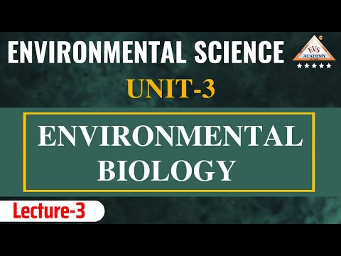 Environmental science - Environmental biology - 3 Video Lecture - Crash ...