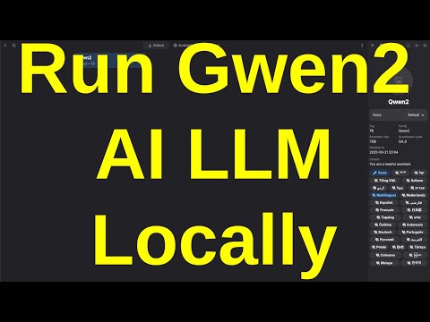 πΊ Live Screencast: Installing & Testing Qwen2 LLM with Ollama + Alpaca GUI