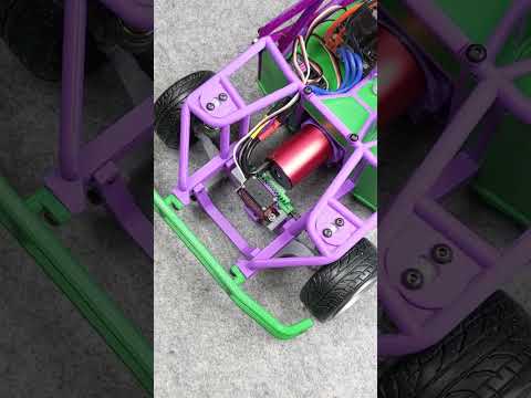 3D printed RC Drift Car. #rccar #rcdrift #stl #3dprinted