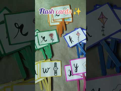 Flash card making ideas/flash cards for kids/ Flash cards kaise banate hain #schoolproject