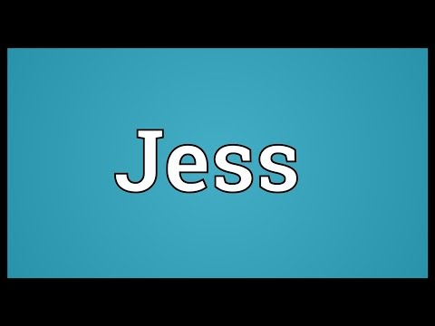 Jess Meaning