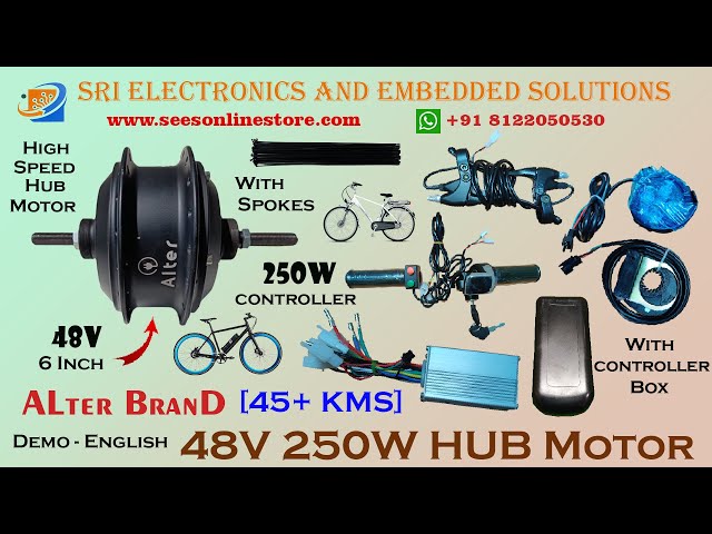 E-Bicycle & E-Bike EV Conversion kits - 48/60v 1000w BLDC Motor Kit For ...