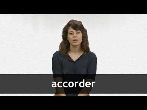 English Translation of “ACCORDER” | Collins French-English Dictionary