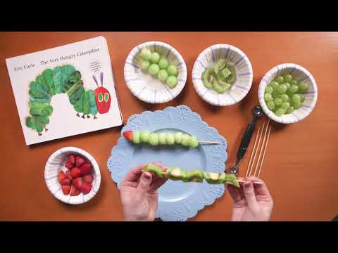 The Very Hungry Caterpillar | Crafts for Kids | Fruit Skewers