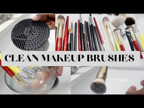 HOW TO CLEAN YOUR MAKEUP BRUSHES & SPONGES AT HOME | 5 EASIEST WAYS + TIPS