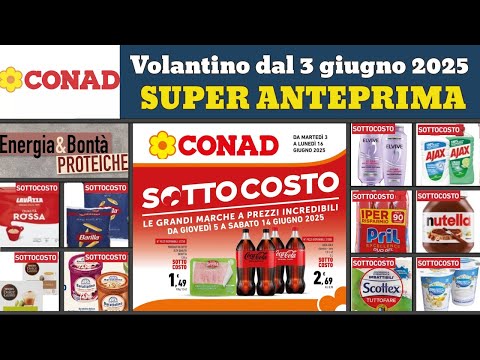 volantino CONAD dal 3 giugno 2025 β
#anteprima Sottocosto π₯ Offerte e promozioni