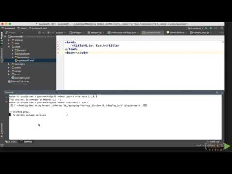 Learn Mastering Meteor JavaScript Deploying Locally | packtpub com - Mind Luster