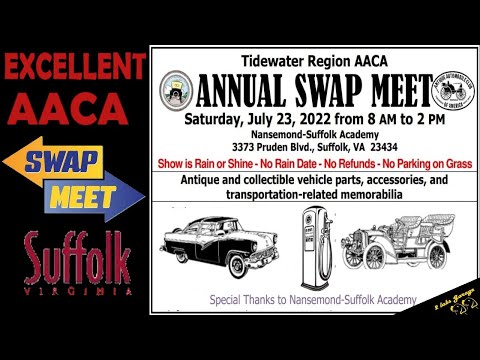 SO MANY CAR PARTS!!! AACA SUFFOLK VA SWAP MEET
