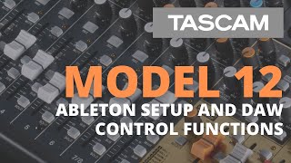 Tascam Model 12 - 10-Channel Analogue Mixer With 12-Track Digital ...