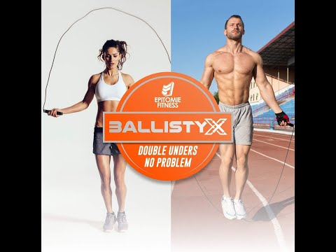 Ballistyx Jump Rope Premium Speed Jump Rope with 360 Degree Spin, Steel Handles, Silicone Grips