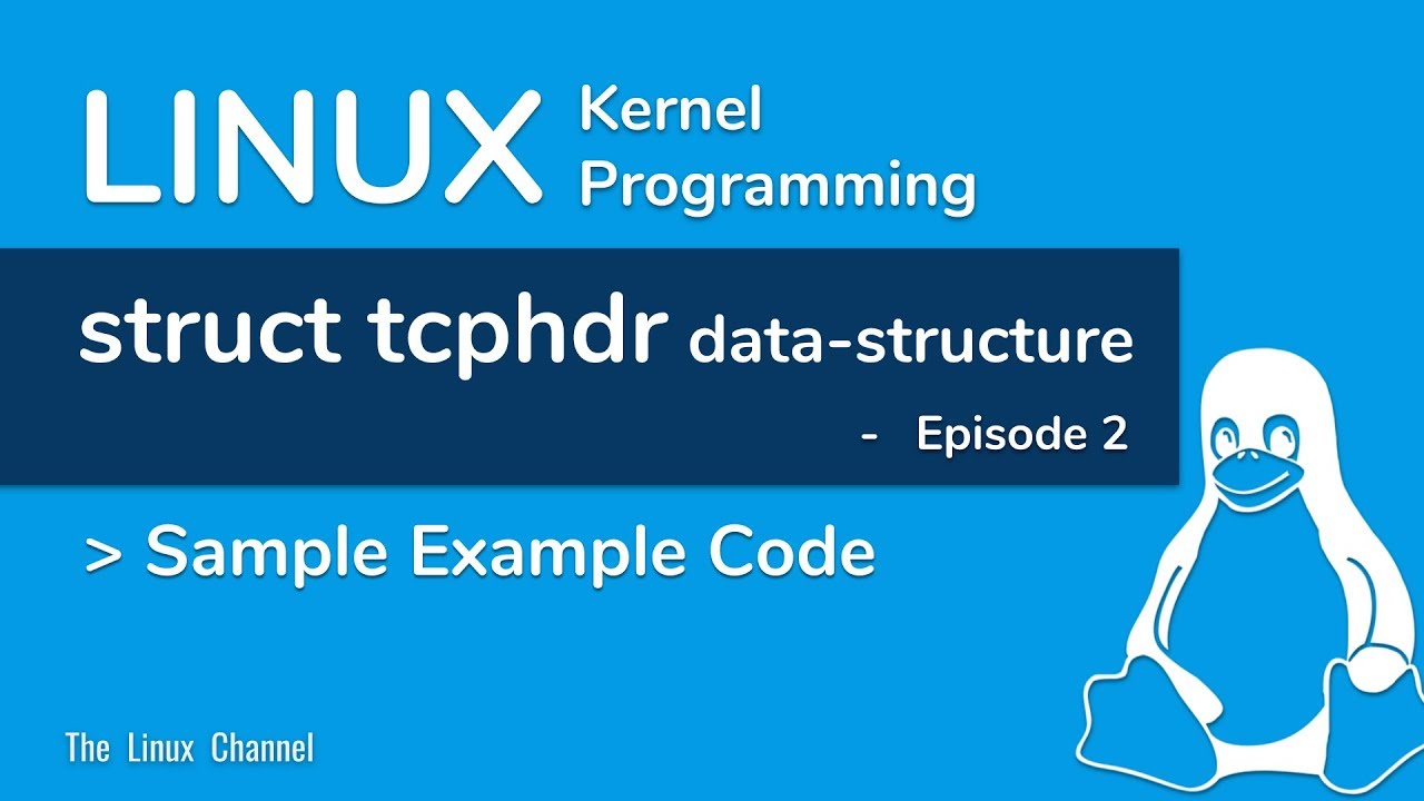 Linux Kernel Network Programming - struct tcphdr data-structure - episode2 - Sample Example Code
