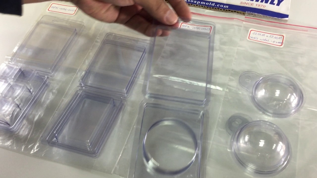 samples 6 cavity wax melt clamshell box candle mold (www.mpksoapmold.com)