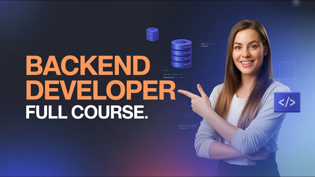 Backend Development with .NET🚀 – Full Course (Beginner to Advanced)👨‍💻