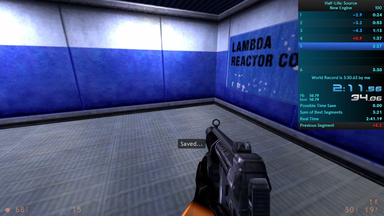 Half-Life: Source Lambda Core Speedrun In 3:04 [World Record]