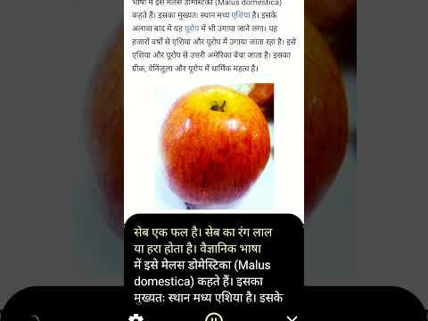 apple information in Marathi सेब की जानकारी मराठी में