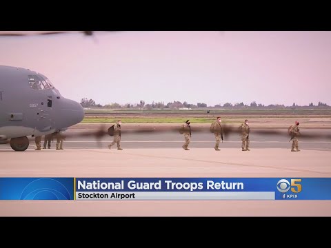 Guard Returns Home: California National Guard troops deployed to Washington, D.C. return home