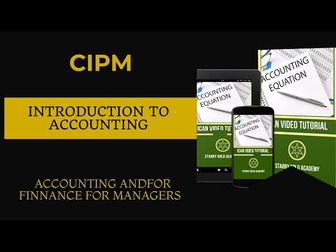 CIPM-INTERMEDIATE 1-ACCOUNTING AND FINANCE FOR MANAGERS
