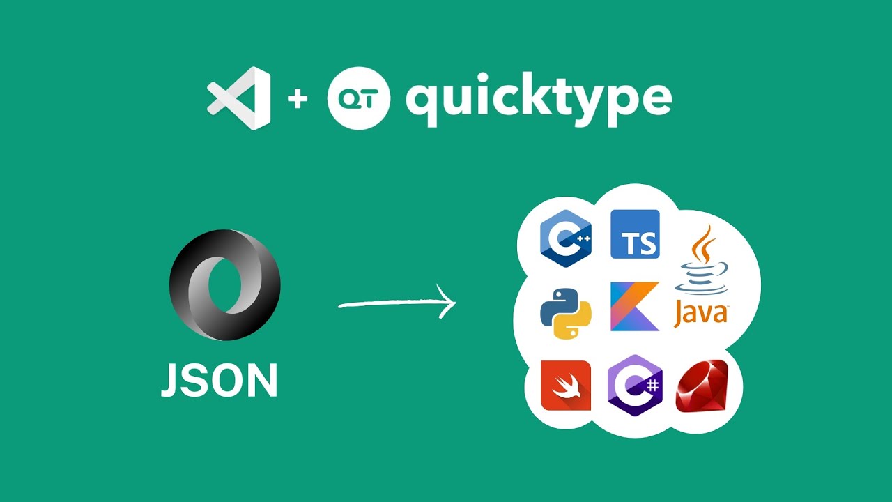 QuickType | Paste JSON as Code | VS Code Extension | #vscodeextensions #vscode #json #coding