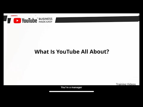 E 1 - What is Youtube all About?