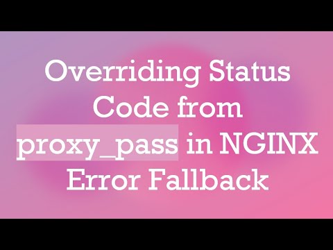 Overriding Status Code from proxy_pass in NGINX Error Fallback