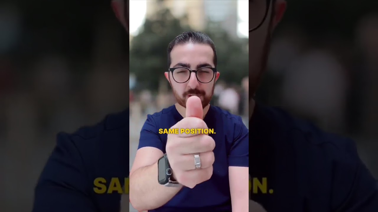 🚨 BVD Self-Test for Near Vision (40cm Down Gaze) 🚨 Try this: Hold your thumb up close, cover one