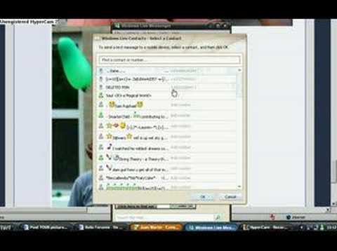 MSN texting