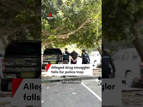 Alleged drug smuggler walks into police trap
