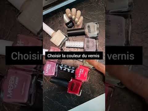 Nail polish vocabulary in French #shorts #frenchlanguage #frenchlessons #french