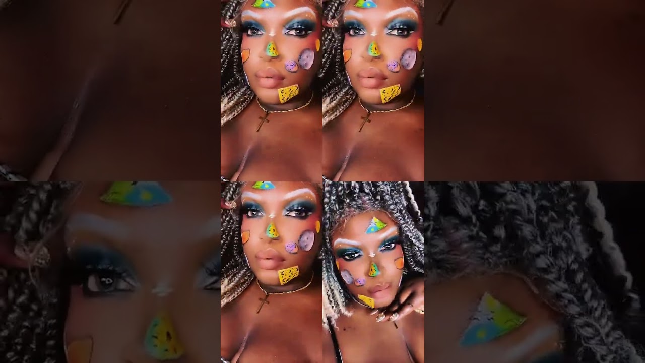 Beginner Makeup Tutorial | Colorful Creative Face Art Step by Step 🎨💄 #facepalette #livestream