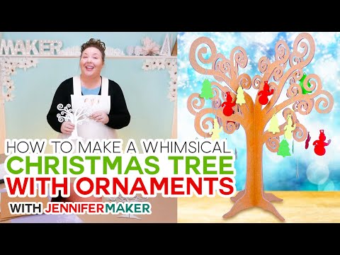 ¡Haz un árbol de Navidad fantástico con adornos: cartón kraft, aglomerado o acrílico!
