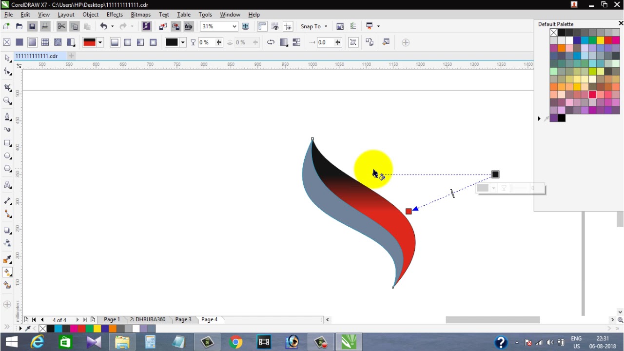 CorelDraw Basic Tutorial Part-4