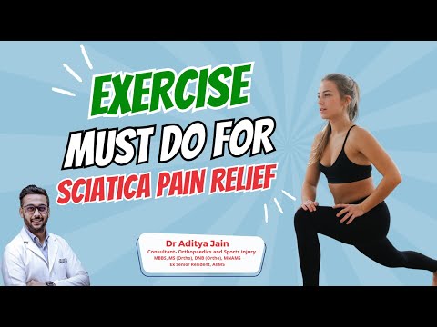 ONE Exercise You MUST Do For Sciatica Pain Relief | Dr. Aditya Jain #sportsinjury #doctor