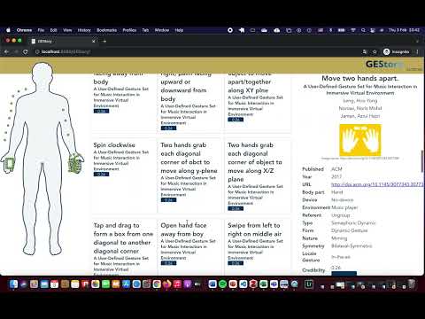 GEStory - how to browse gesture elicitation studies for gesture interaction