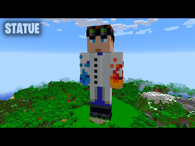 ஜ۩🔥 WiederDude House Statue Giant with interior design 🔥۩ஜ Minecraft Map