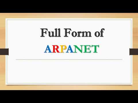 Full Form of ARPANET || Did You Know?