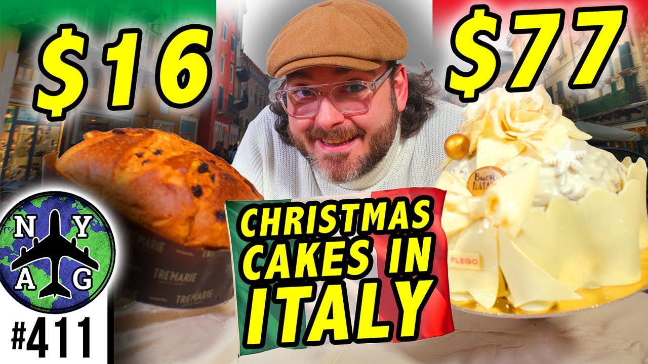 Is Expensive Panettone Worth It? Cheap vs Expensive Taste Test in Verona Italy & Christmas Market