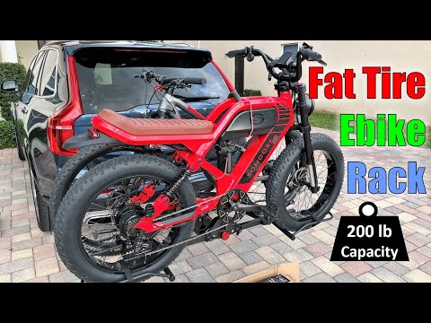 $169 Fat Tire eBike bike Rack - 200 lbs Capacity - FulTyme RV 1300