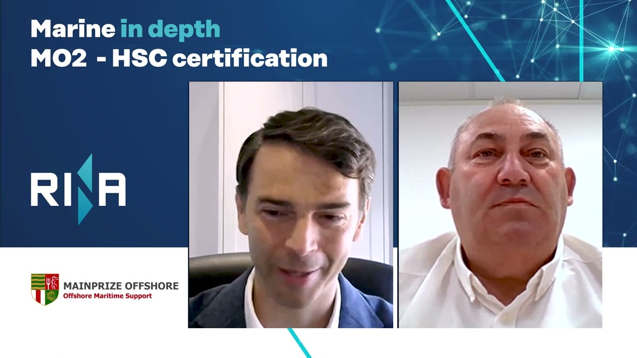 Marine In Depth - MO2 - HSC certification with RINA class with Colin Thompson, Mainprize Offshore