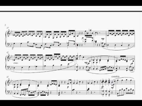 A movement in sonata-allegro form and 18th-century style (for piano)